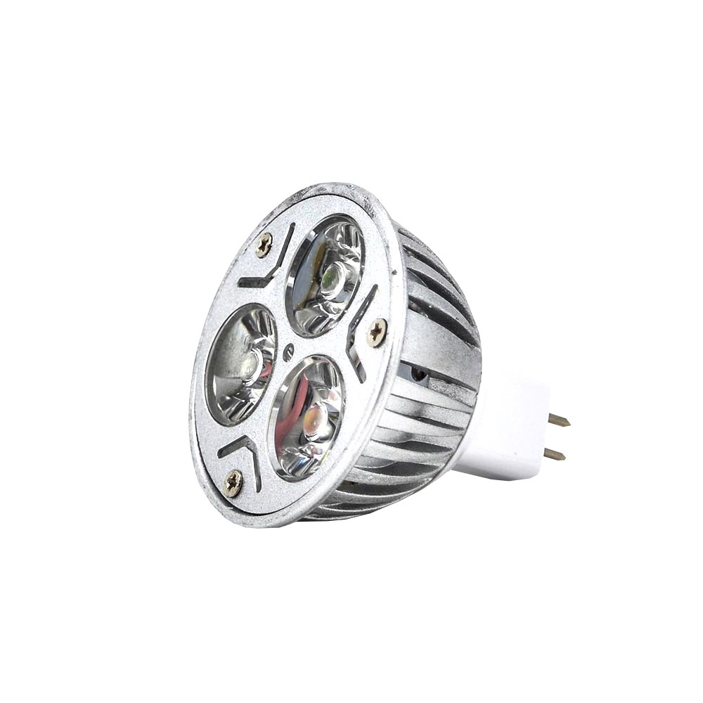 LED reflector5Watts(1Wx5), 12VDC, White color, MR16 base - Poli LED and ...