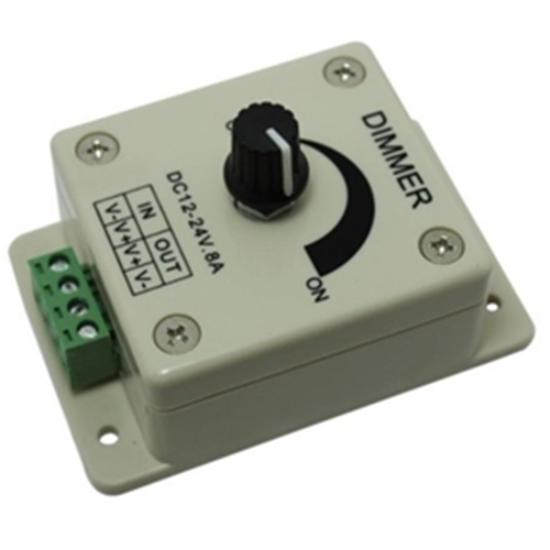 1 Channel wall box, one knob Dimmer, 5~24VDC(12V/96W, 24V/192w ...